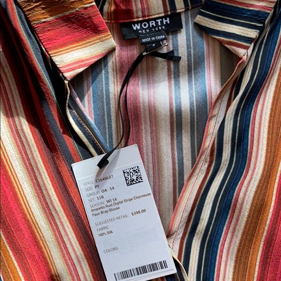 Worth | Tops | Worth Silk Blouse | Poshmark